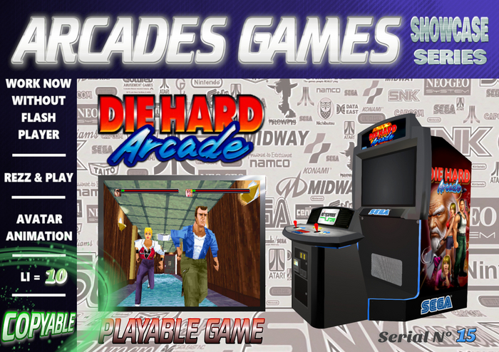 Second Life Marketplace - [15] = Die Hard Arcade = Showcase 27 Arcades Games [BOX]
